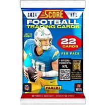 NFL Panini 2024 Score Football Trading Card BLASTER Pack (22 Cards ...