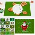Clearance Aoorsake Desk Mat Table Mat Christmas Table Mat Hotel Tableware Mat Printed Table Mat