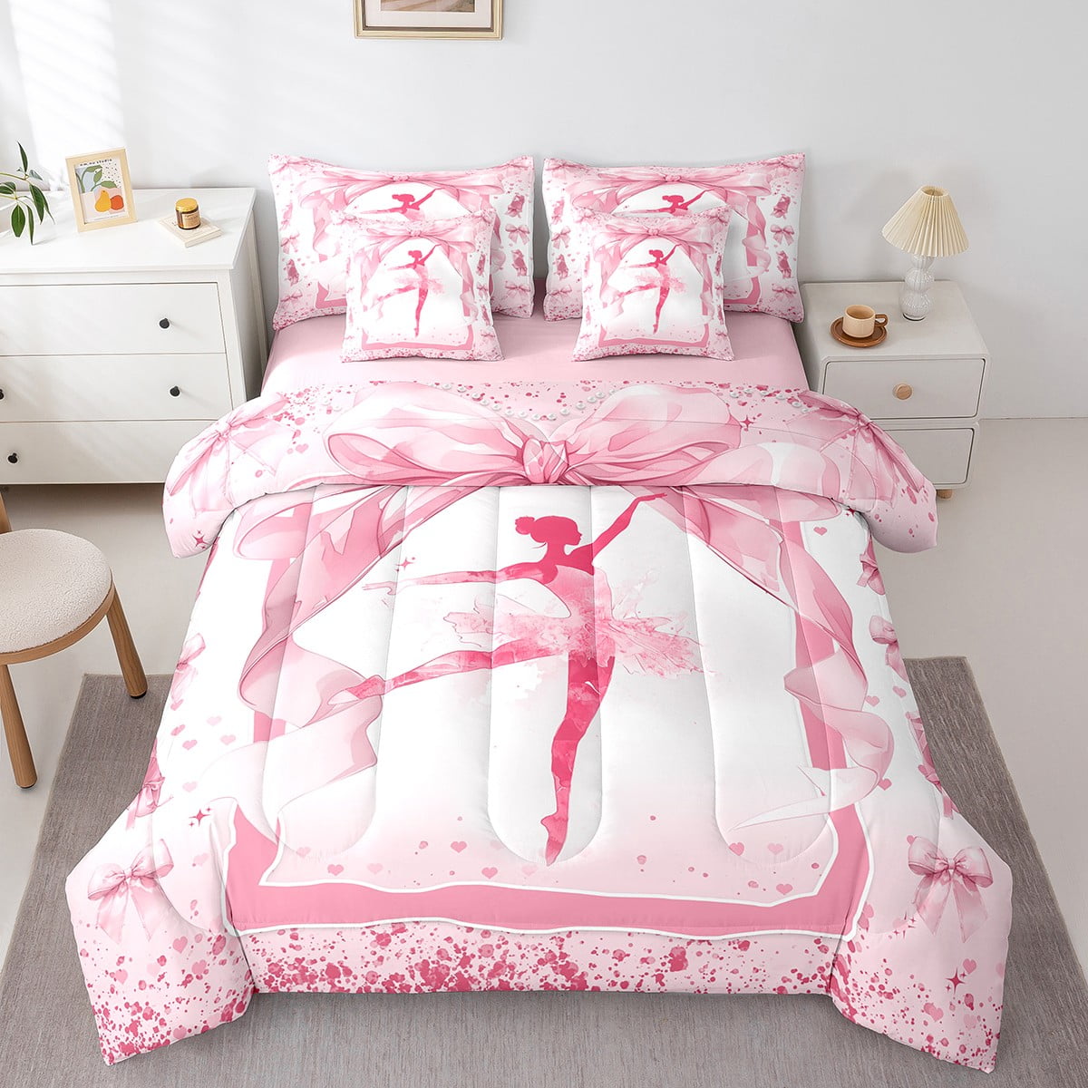 Click here for Erosebridal Ballet Girl Bedding Set For Kids Girls... prices