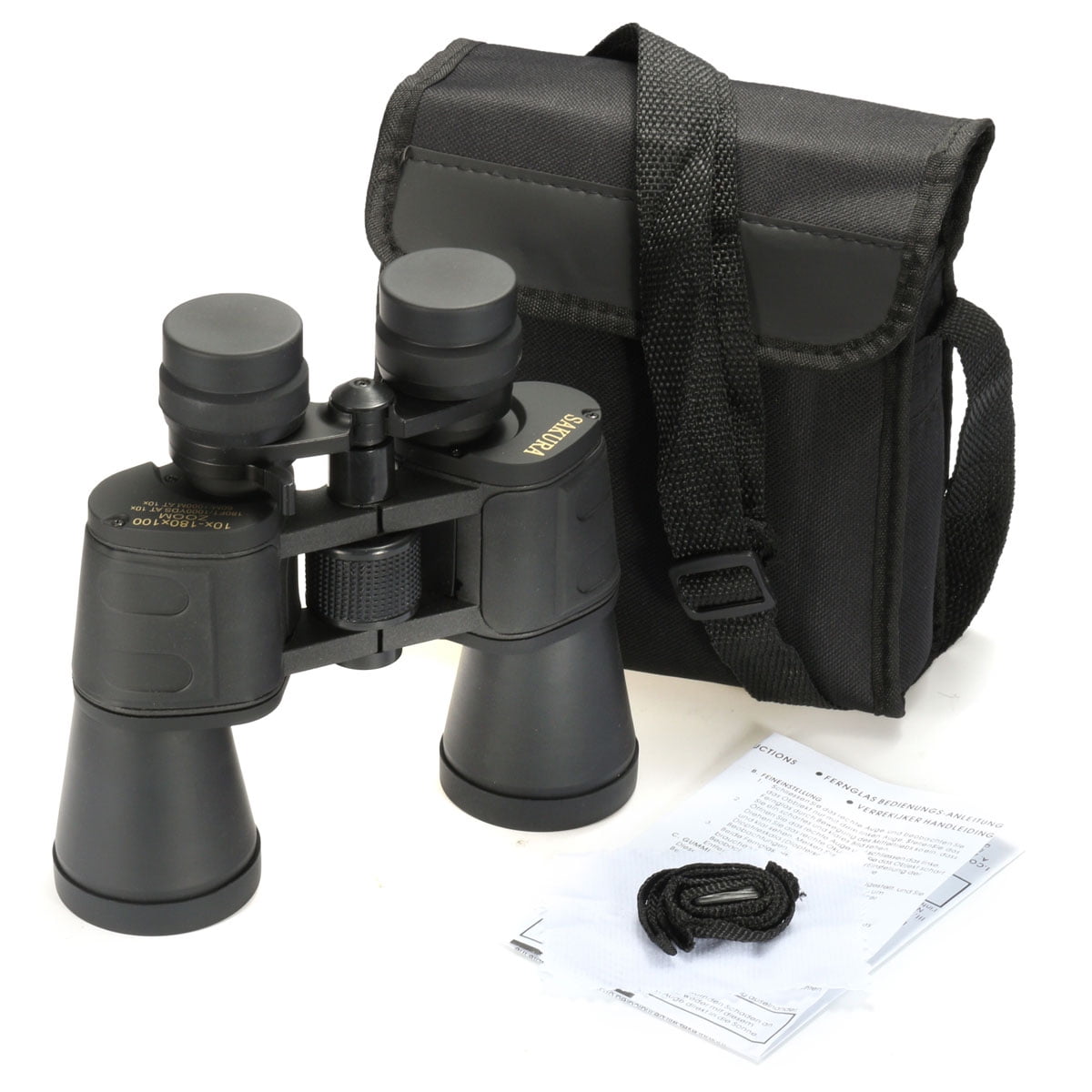 10-180x100 Zoom Binoculars Day Night Vision Outdoor Hunting Camping ...