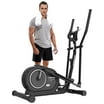 Pooboo Silent Magnetic Elliptical Bike Stationary Exercise Machine for ...