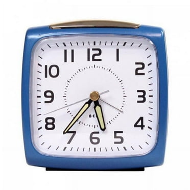 Kikkerland Retro Alarm Clock, Blue - Walmart.com