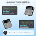 P12 Wireless in Ear Monitor System, 2.4GHz Wireless IEM System - 24bit ...