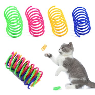 Andiker Mini Cat Spiral Springs, 16Pcs Cat Springs Toy Come with a ...