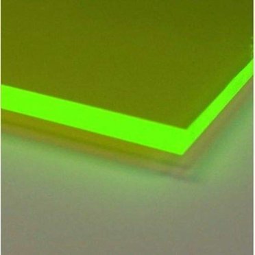 1/8" (0.118") Pink Neon Fluorescent Acrylic Plexiglass Sheet 12"x12 ...