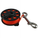Scuba Diving Compact Finger Spool with Plastic Handle 65ft - Orange ...