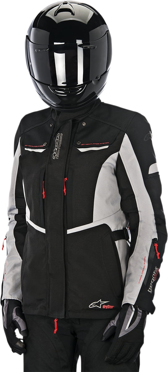 Alpinestars Stella Bogota Drystar Women's Jacket Black/Grey M 3217015 ...