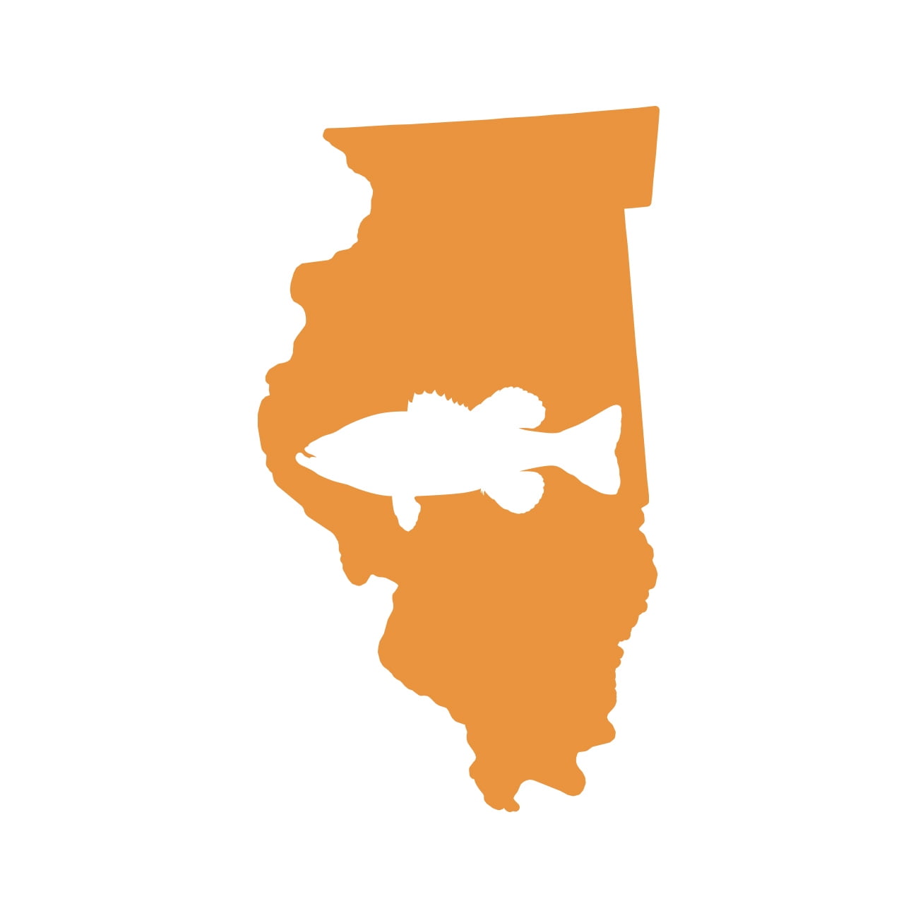 Illinois Bass Sticker Decal Die Cut - Self Adhesive Vinyl ...