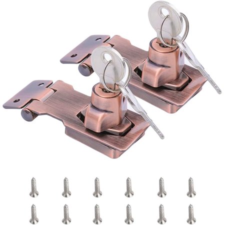 nipocaio 2 Piece Hasp Latch Latch Door Latch Door Lock Interior Door ...