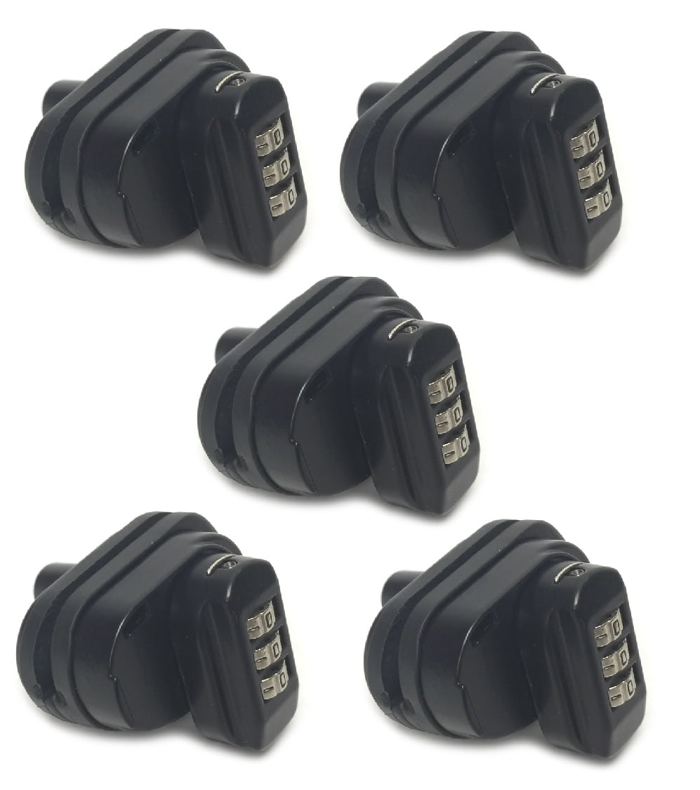 Set of 5 Combination Trigger Gun Locks Universal Firearms Pistol Rifle ...