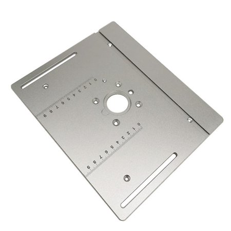 Aluminum Router Table Insert Plate W/ Miter Gauge For Woodworking ...