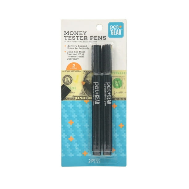 Pen + Gear Counterfeit Money Checker & Pen Marker Money Tester Pen ...