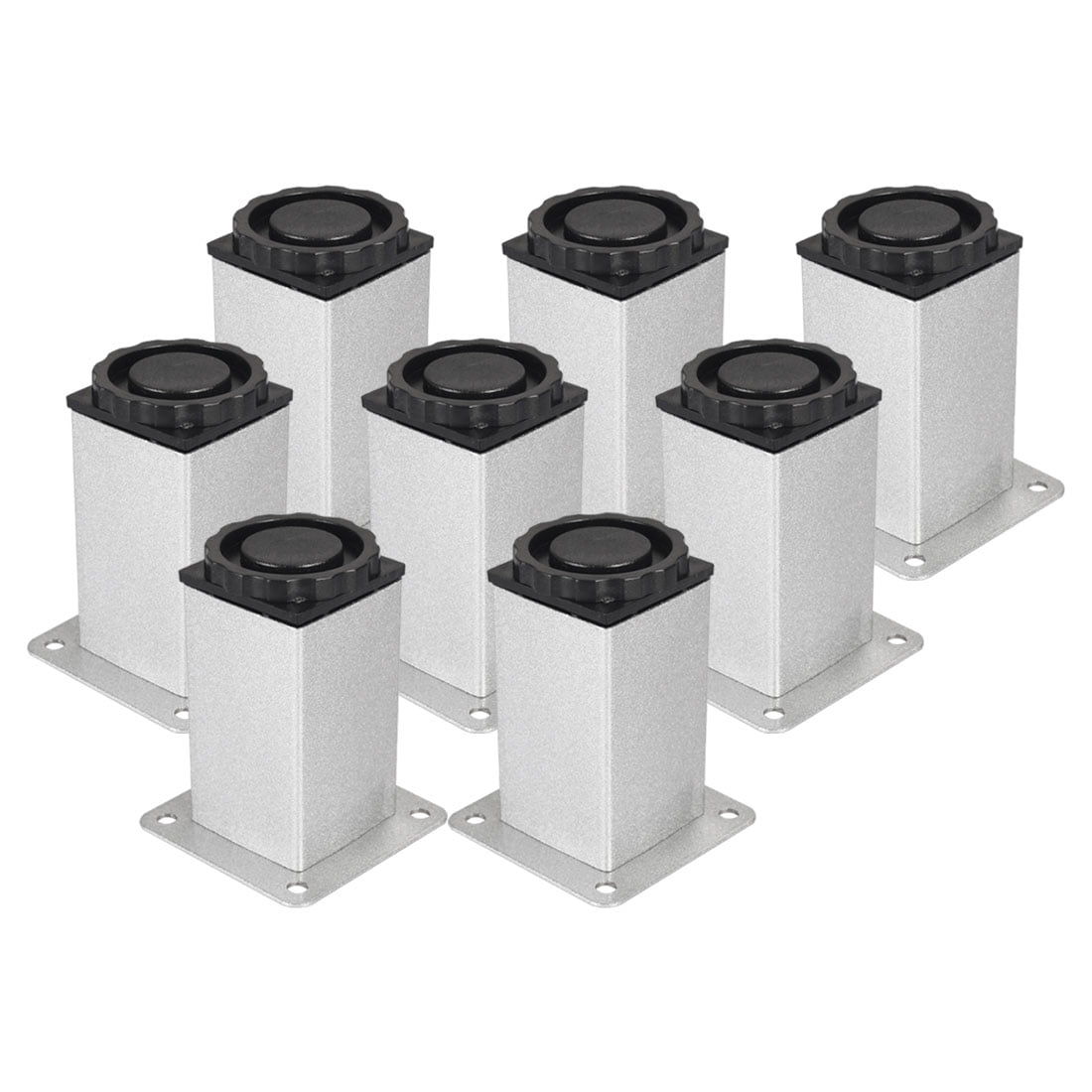 3 Inch Furniture Legs Aluminium Alloy Adjustable Feet Table Cabinet ...