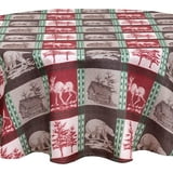 Newbridge Country Rustic Wildlife Lodge Plaid, Christmas Fabric ...