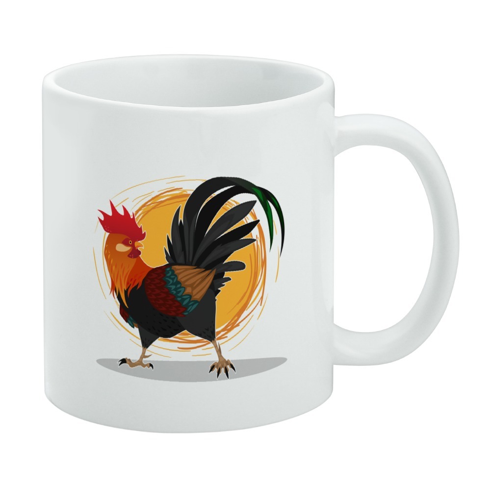Rooster of Awesomeness Chicken White Mug - Walmart.com