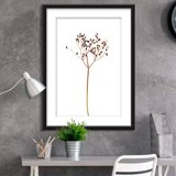 wall26 - Framed Wall Art - Dried Cotton Plant Specimen - Giclee Printed ...