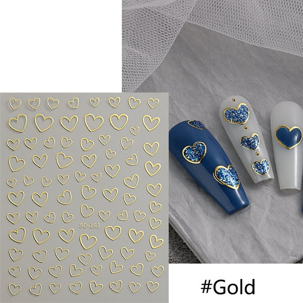 Pegatinas de mariposa láser Renyu Holográficas brillantes 3D dorado ...