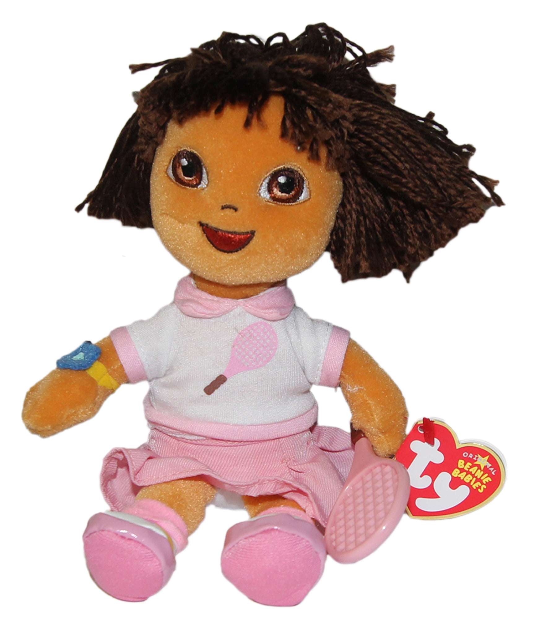 Ty Beanie Baby: Dora Del Tenis | Stuffed Animal | MWMT - Walmart.com