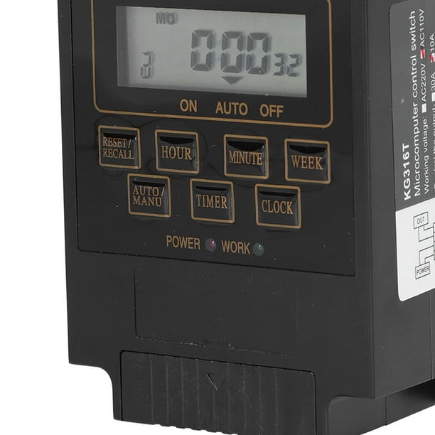 Power Time Switch,110V Timer Switch Kg316t Time Switch Programmable ...