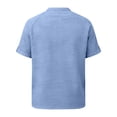 Betivan Men's Polo Shirt Short Sleeve Lapel Collar Button Up Vintage ...