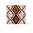 3drose, Brown and White Snake Skin Mosaic Pattern, 12 Greeting Cards ...