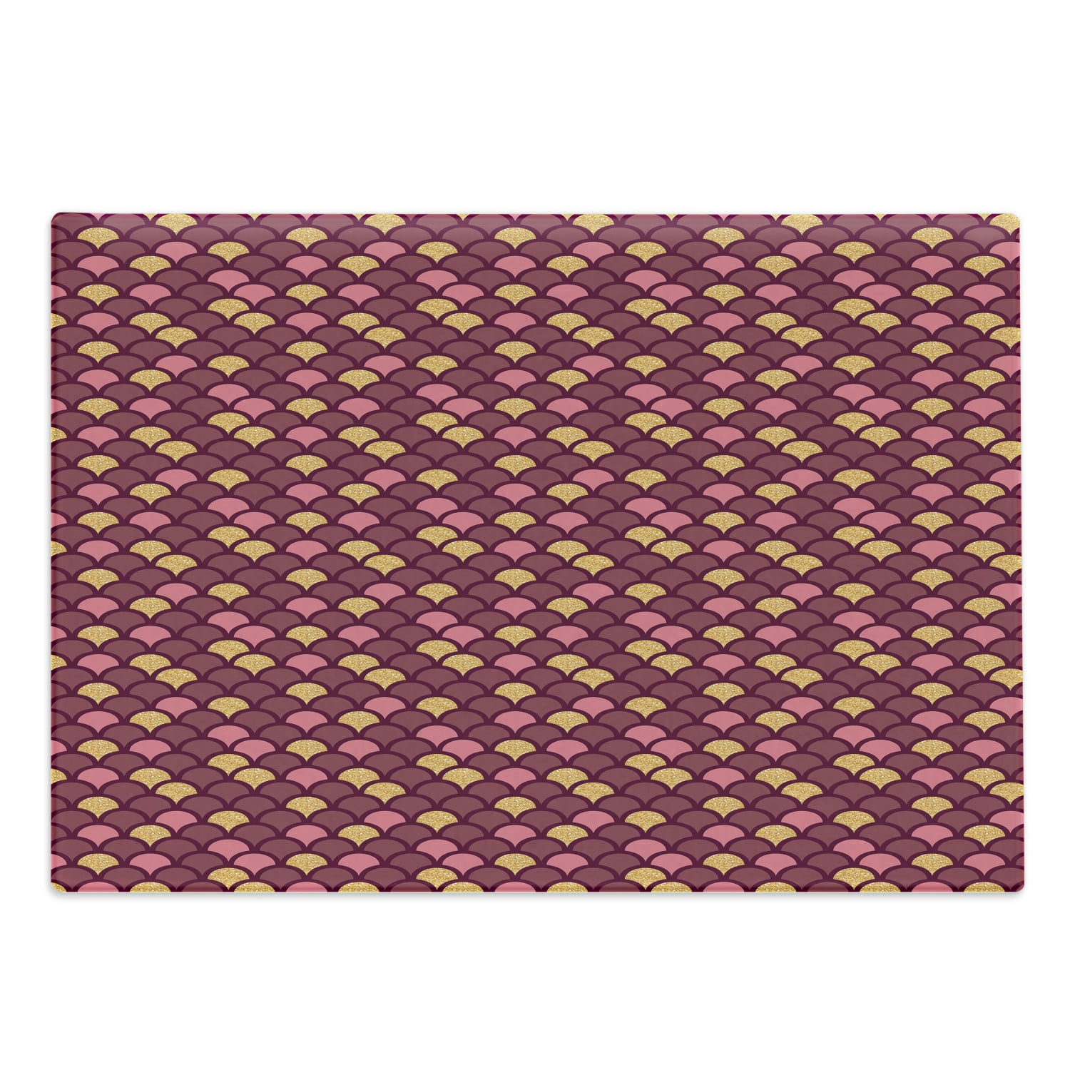 Fish Scale Cutting Board, Overlapping Arc Shapes Traditional Pattern ...