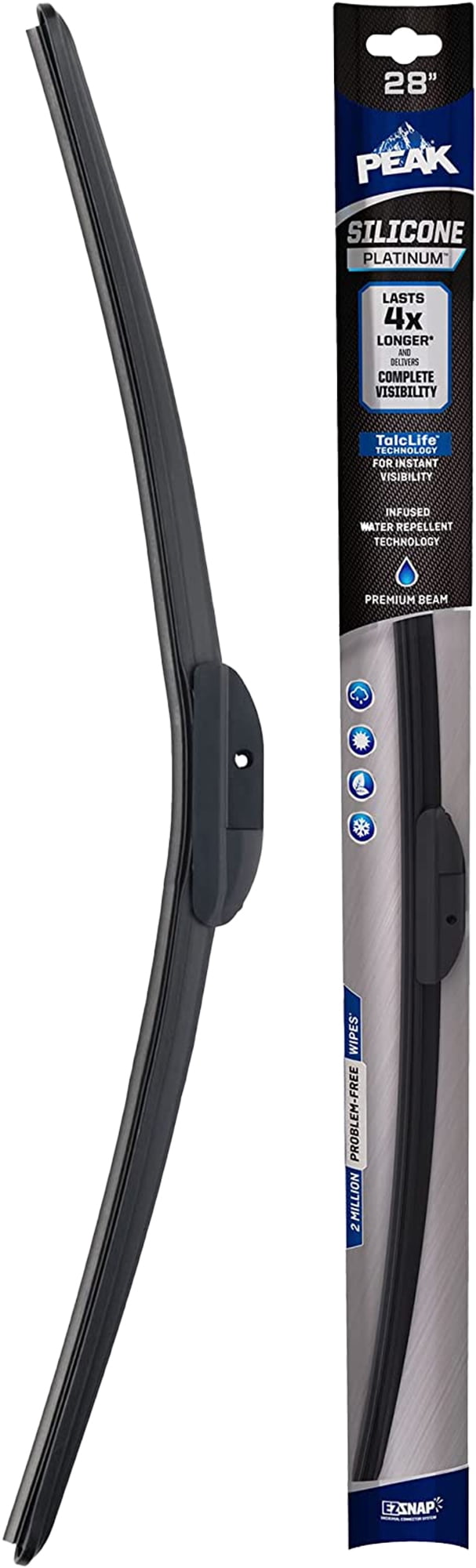 PEAK Silicone Platinum 28" Front Windshield Wiper Blade, Replacement ...