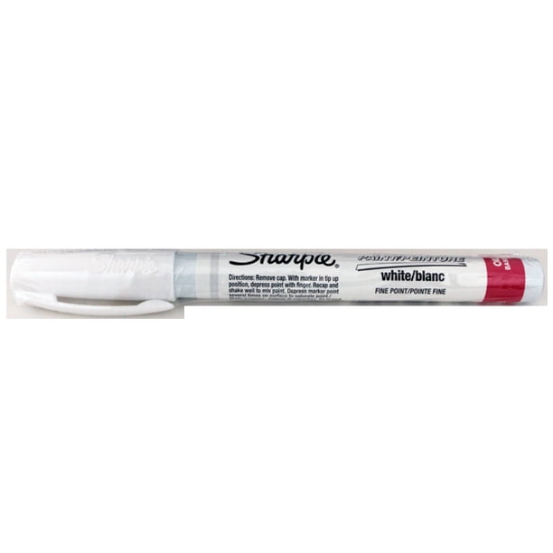 Sharpie 35543 Permanent Paint Marker Fine Point White - 1 Each - Walmart.ca