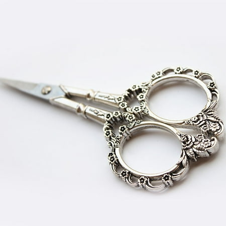 Vintage Scissors Flower Pattern Dressmaker Shears Scissors Antique ...