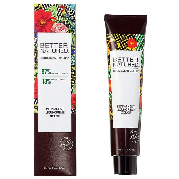 Better Natured Permanent Liqui Creme Hair Color Dye Kit | 100% Gray ...