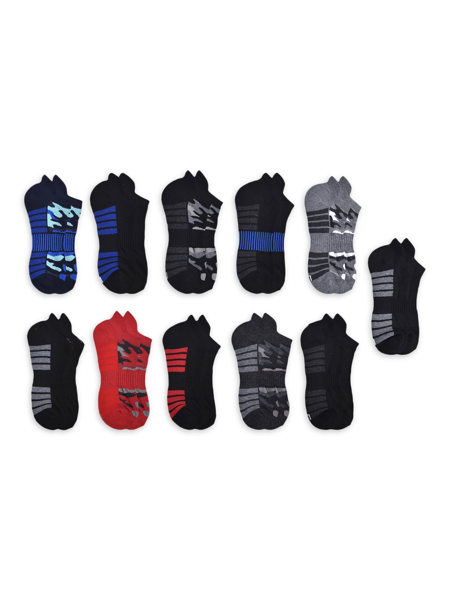 Athletic Works Boys Ankle Socks, 11-Pack, Sizes S-L - Walmart.com