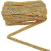 20Yds 3 4 Metallic Gold Braid Lace Trim Flower Glitter Scroll Trims ...