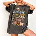 Boho Floral Christian Mama Shirt - Comfort Colors Motherhood is Kingdom ...