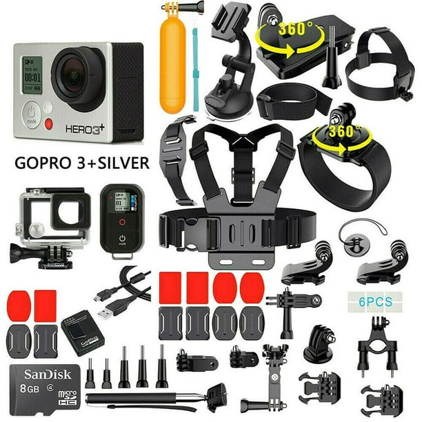 Restored Gopro Hero3 Silver Edition 1080p Wi Fi Waterproof Action