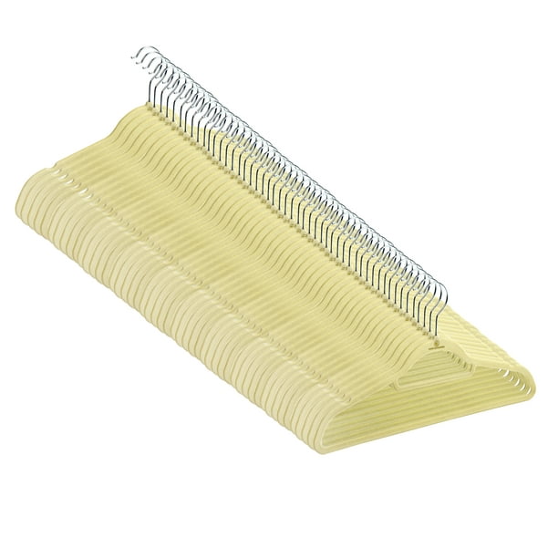 Closet Accessories Velvet Hangers 50 Pack Sturdy Heavy Duty Hangers ...