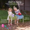 ECR4Kids 2-Station Sand and Water Adjustable Height Table, Sensory Bins ...
