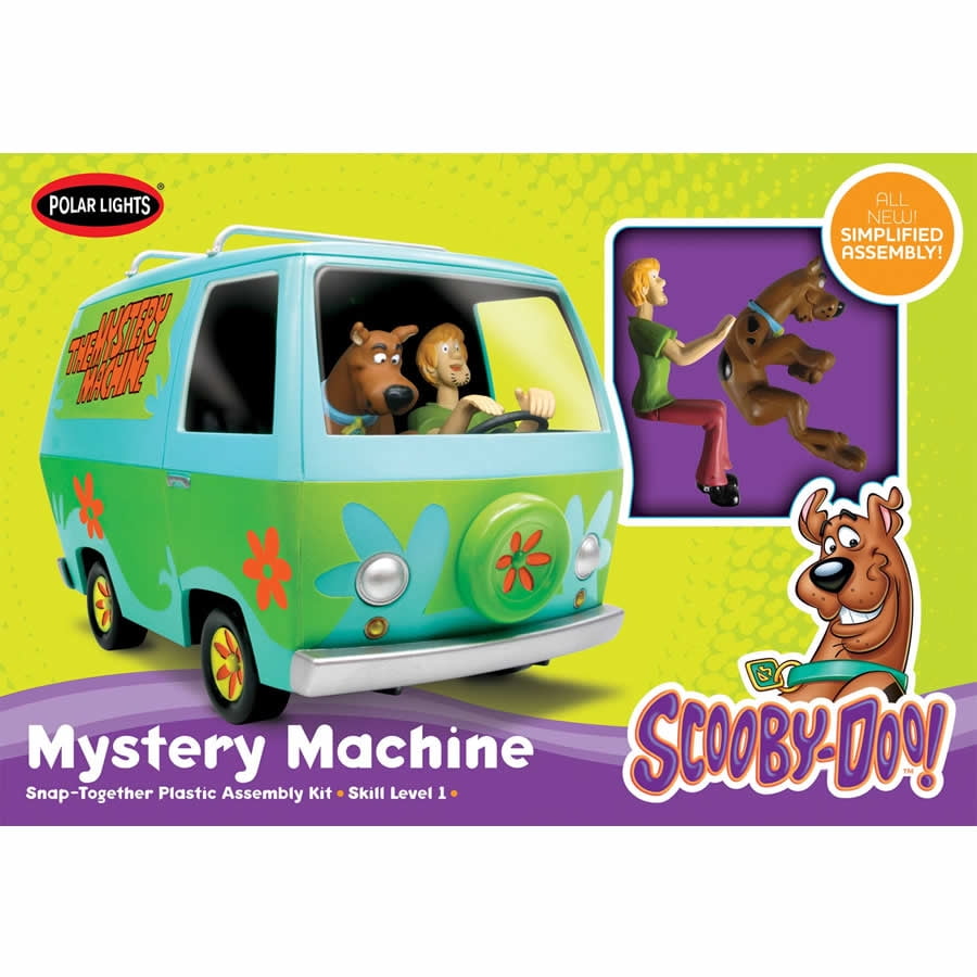 Scooby Doo Mystery Machine 1/25 Scale Plastic Model Kit Polar Lights ...