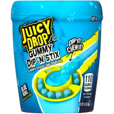 Juicy Drop Pop Sweet Lollipops Candy with Sour Liquid, Assorted Flavors ...