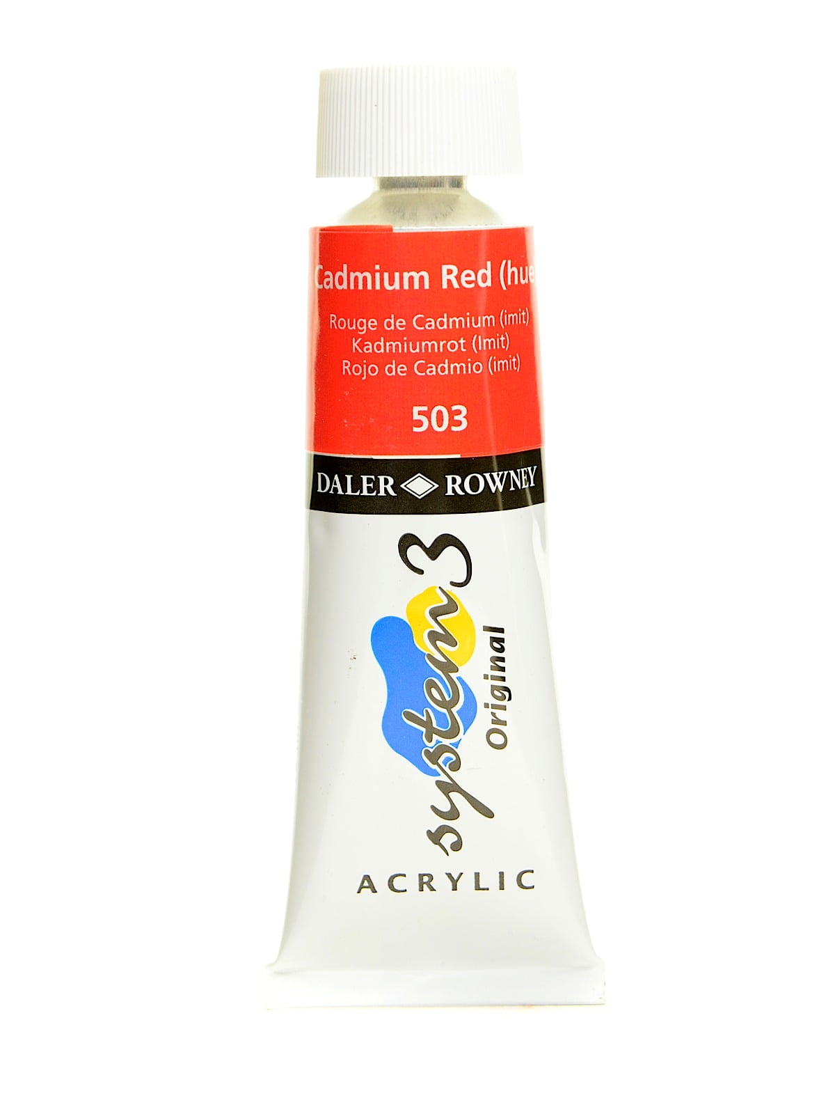System 3 Acrylic Colour cadmium red hue, 75 ml (pack of 3) - Walmart.com