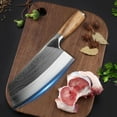 MDHAND 8-Inch Knife, Stainless Steel Meat Cleaver, 7″ Butcher Knife ...