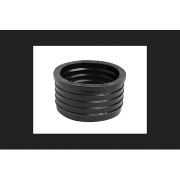 Fernco Schedule 40 3 in. Compression x 2 in. Dia. Compression PVC Donut ...