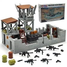 Exercise N Play 1020 Pieces City Police Station Building Blocks Set, 8 ...