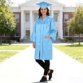 Unisex High School Graduation Gown Bachelor Gown Cap and Gown Set for ...