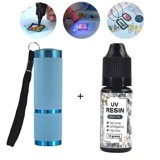 10g 25g UV Resin Glue Quick-Drying Clear Hard Epoxy Resin Glue Ultraviolet Solar Curing DIY ...