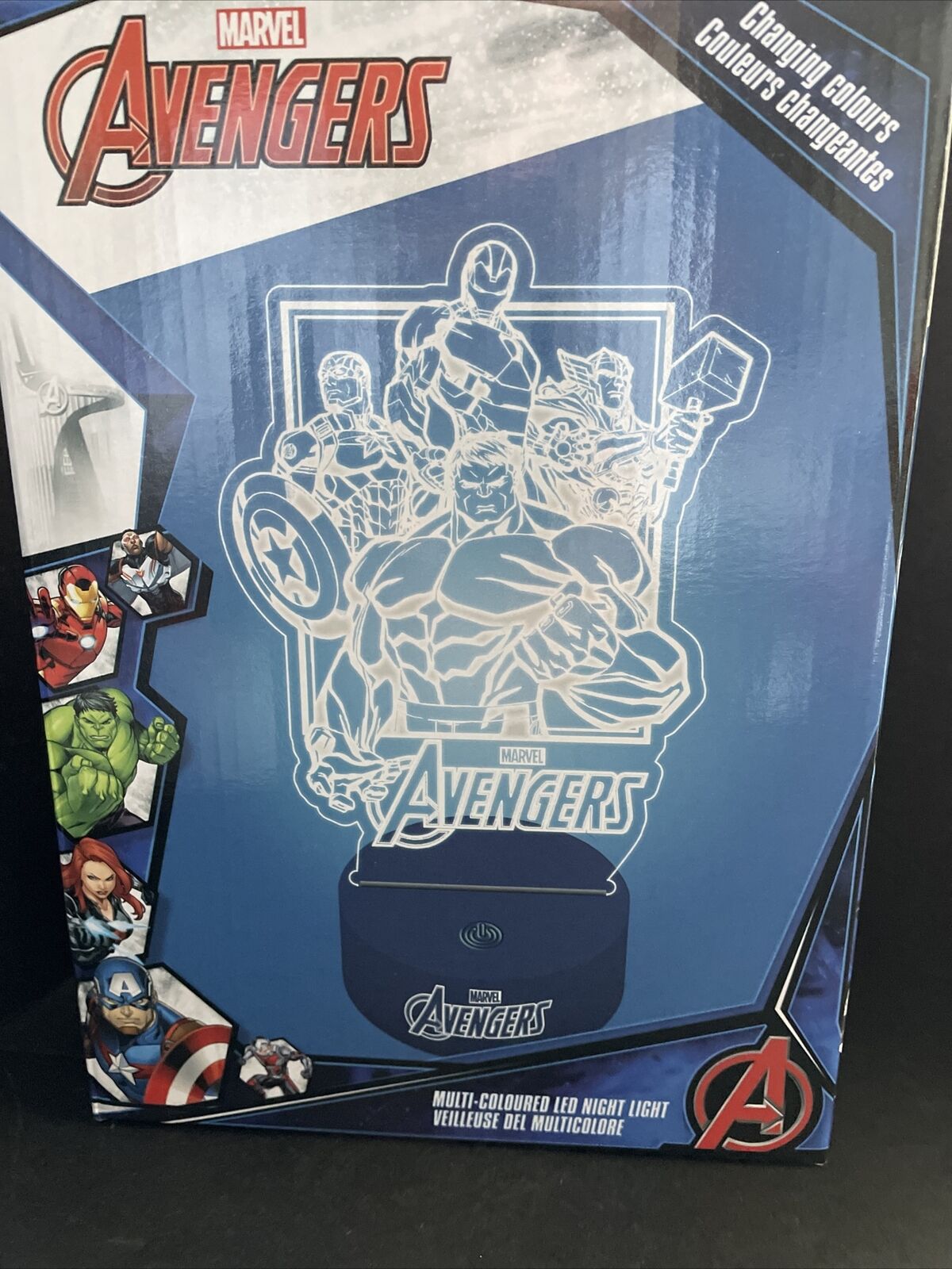 Marvel Avengers Acrylic Color Changing LED Night Light - Walmart.com