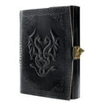 Handmade Leather Double Dragon Journal/Writing Notebook Diary/Bound ...
