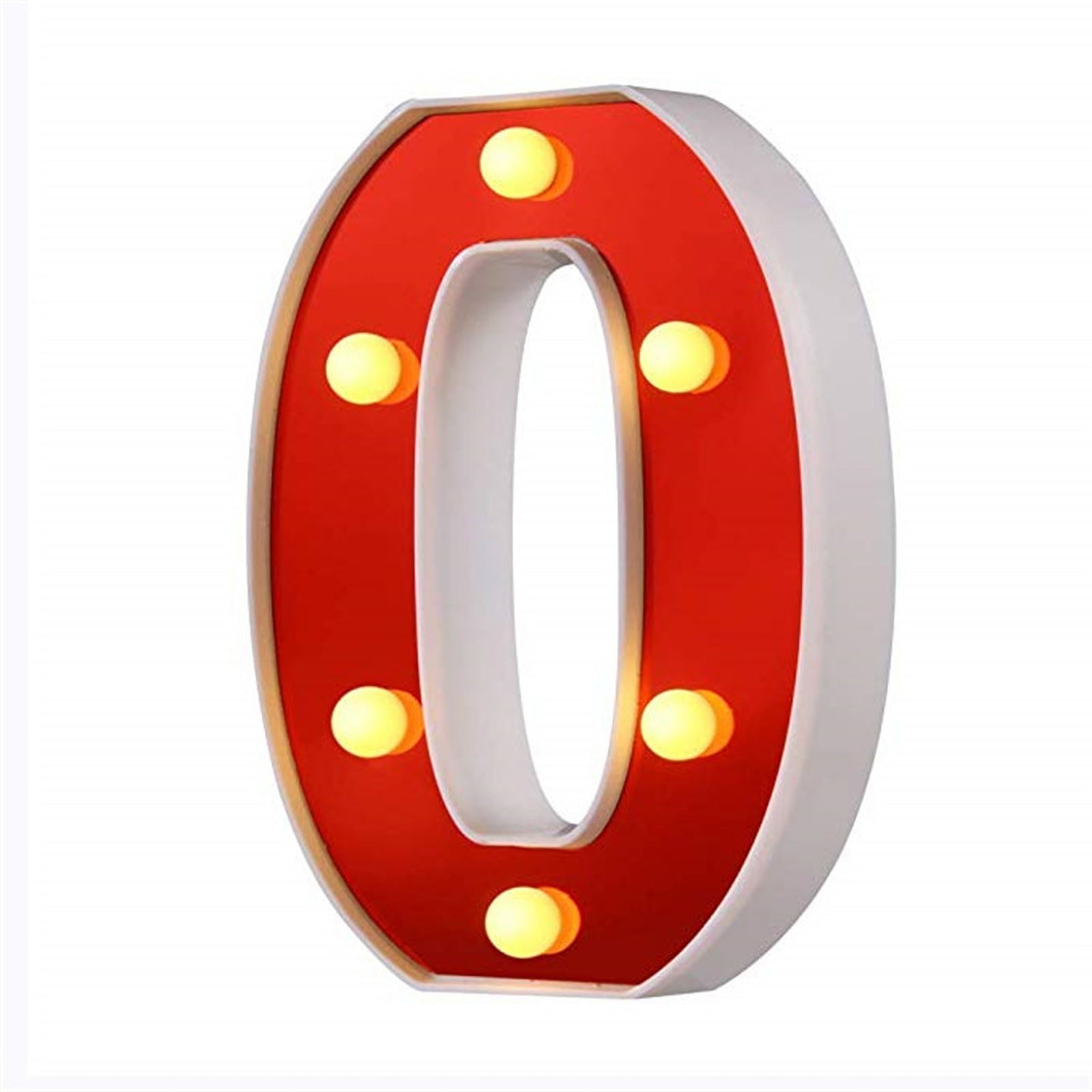 Red 16CM LED letters Lights Name Wedding Party Birthday Valentine's Day ...