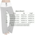 Jieying Womens High Waist Pocket Strip Elastic Waist Printed Loose Yoga