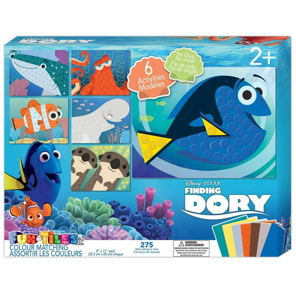 Finding Dory Fun-Tiles Jr. Color Matching Kit - Walmart.com - Walmart.com