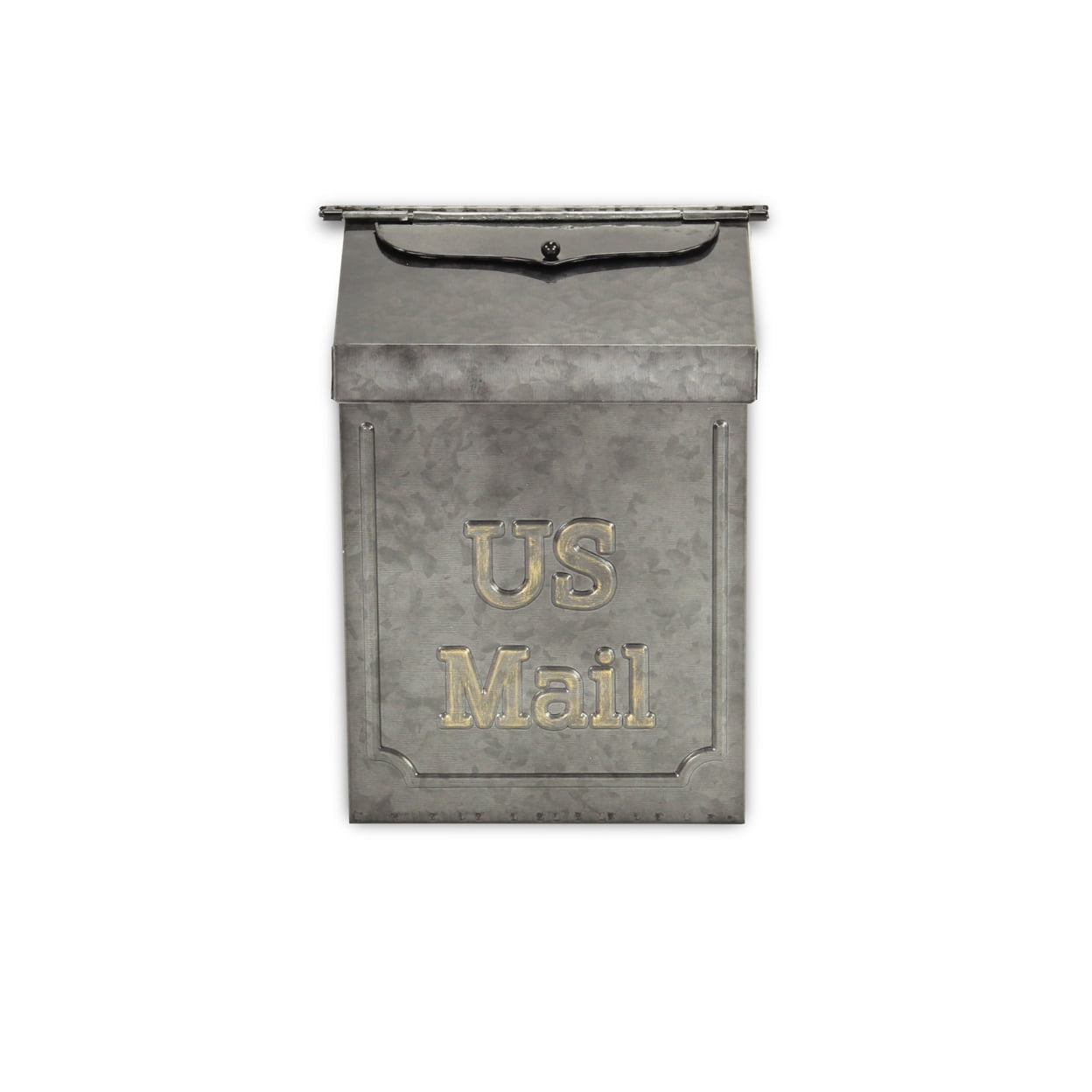 Home Decorative Modern Wiselle Glossy Galvanized Mail Box - Walmart.com